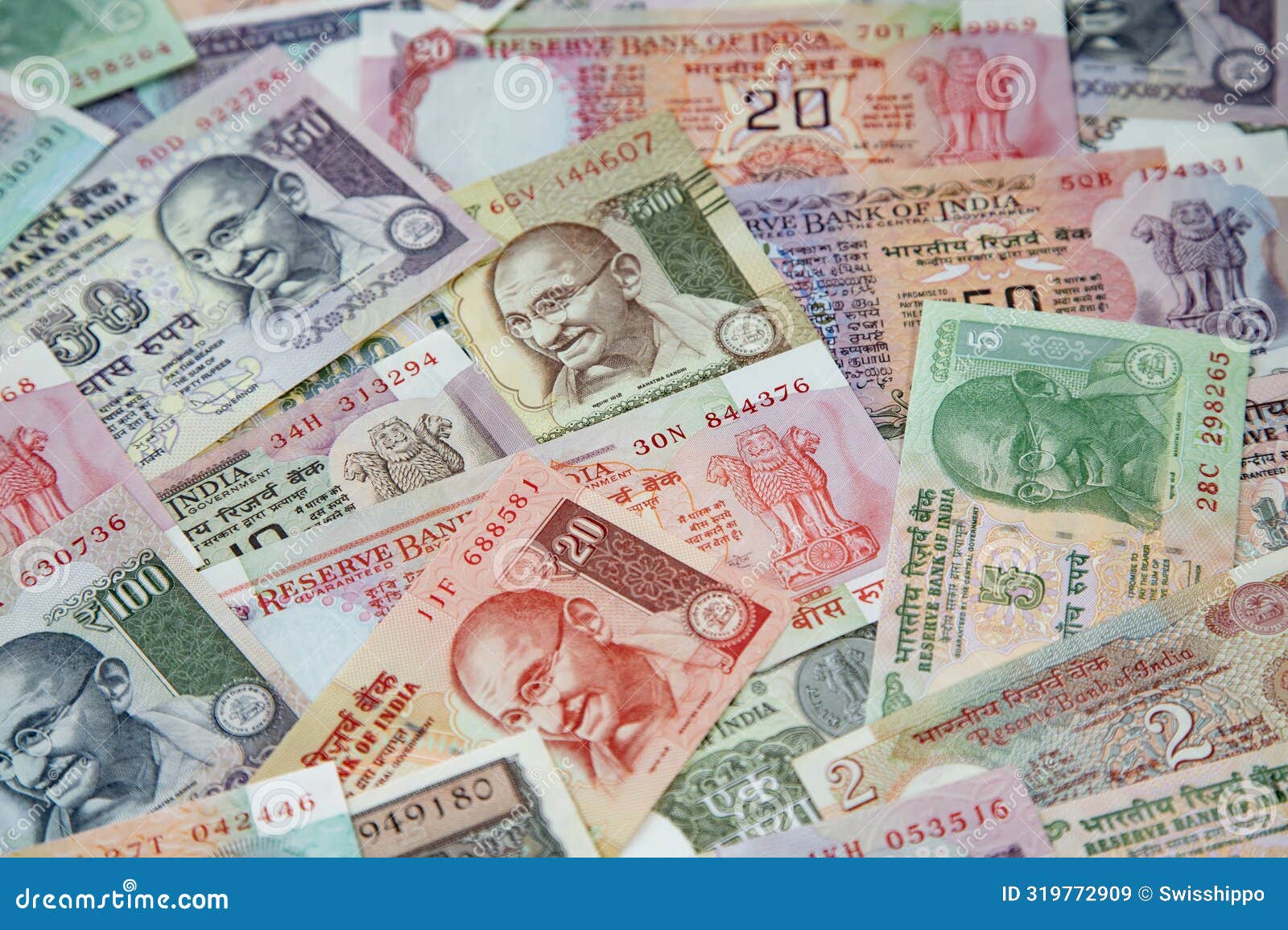 Indian banknotes stock image. Image of business, note - 319772909