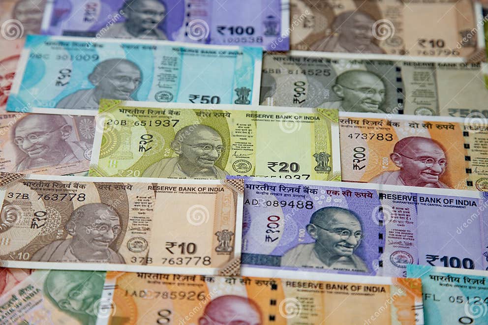 Indian banknotes stock image. Image of indian, bill - 359638621