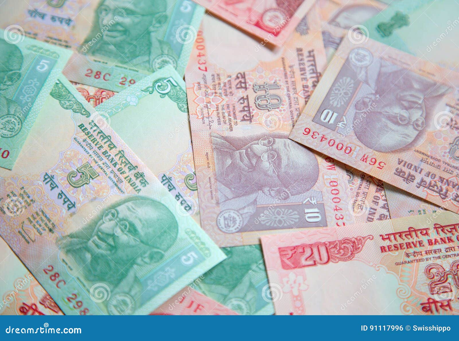 Indian banknotes stock photo. Image of exchange, finance - 91117996