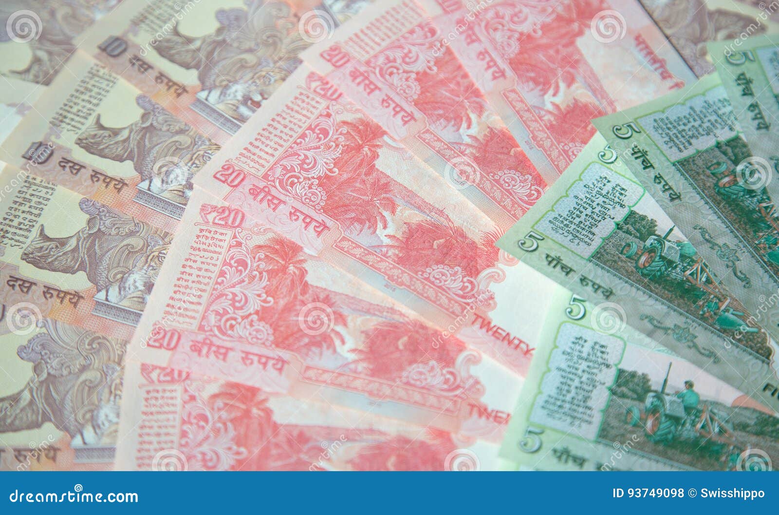 Indian banknotes stock photo. Image of economy, note - 93749098