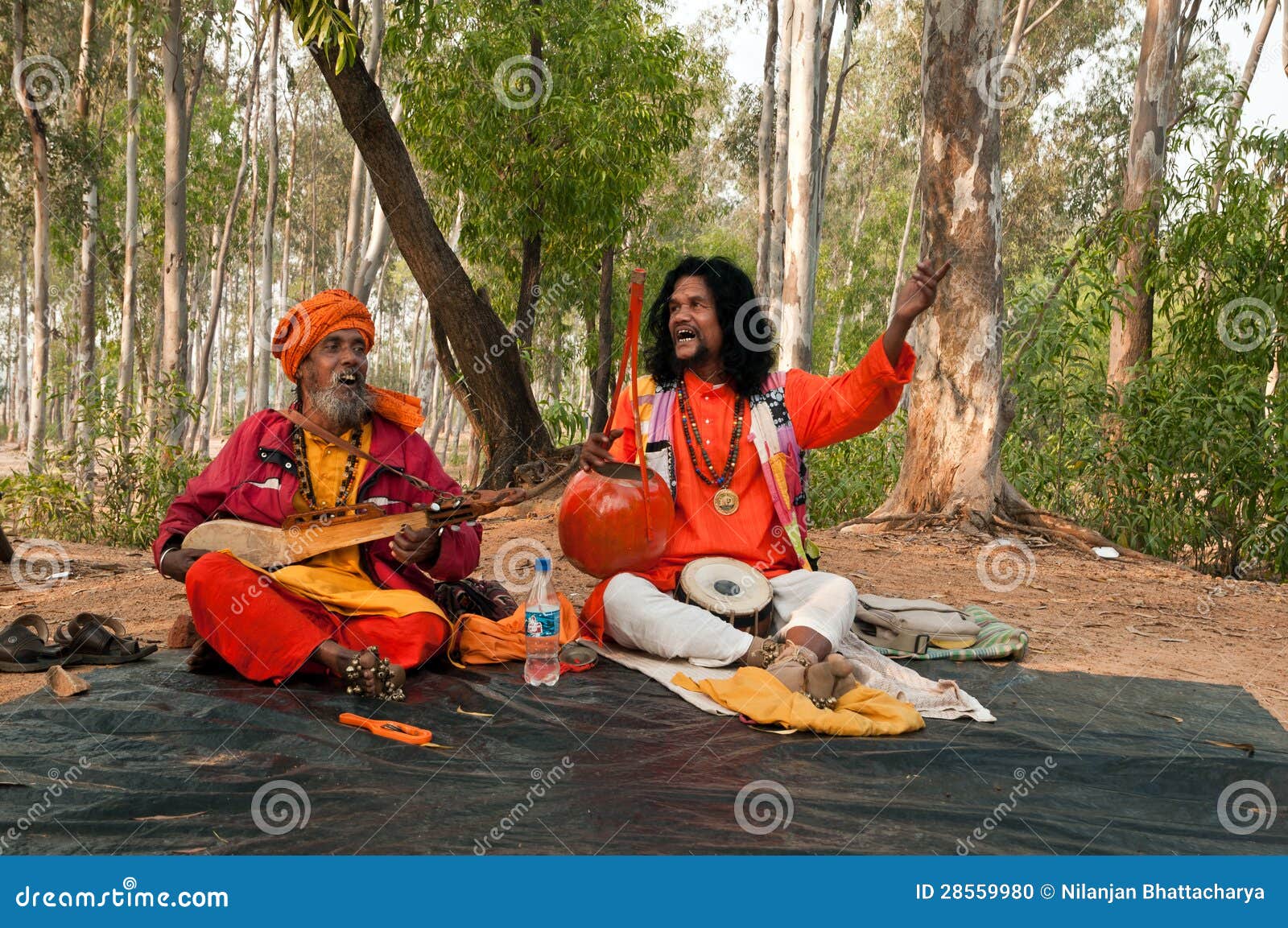 Indian baul folk singers editorial image. Image of player - 28559980