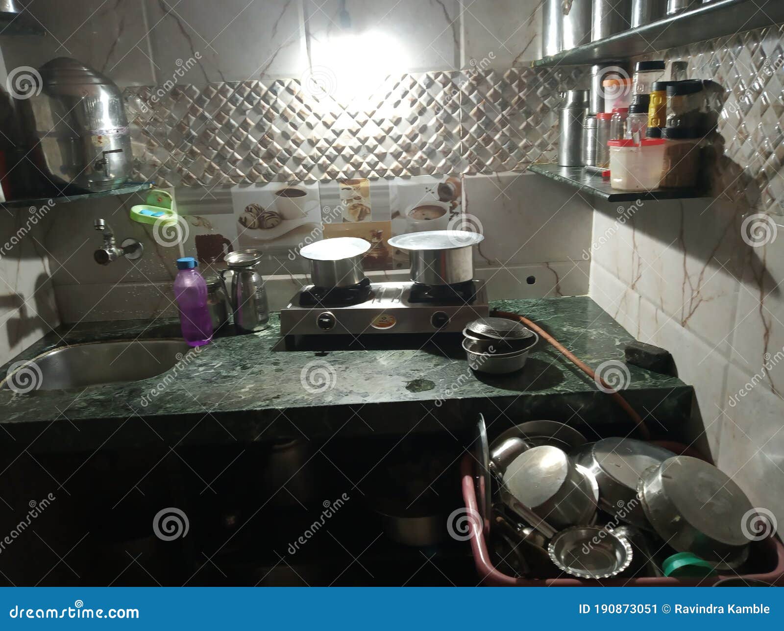 Middle Class Indian Kitchen