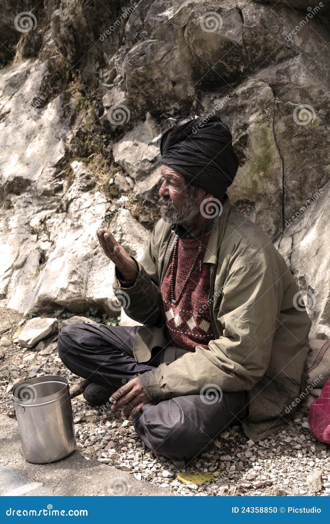 Indian begger editorial image. Image of begger, poor - 24358850