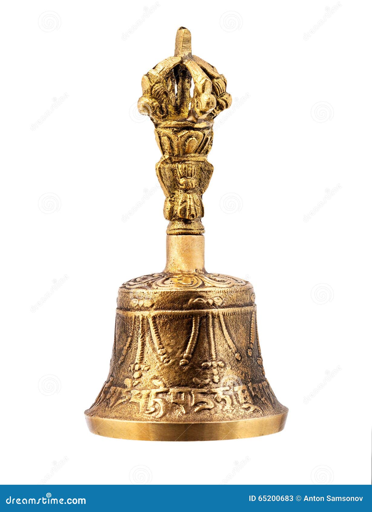 Indian bell stock image. Image of path, object, instrument - 65200683