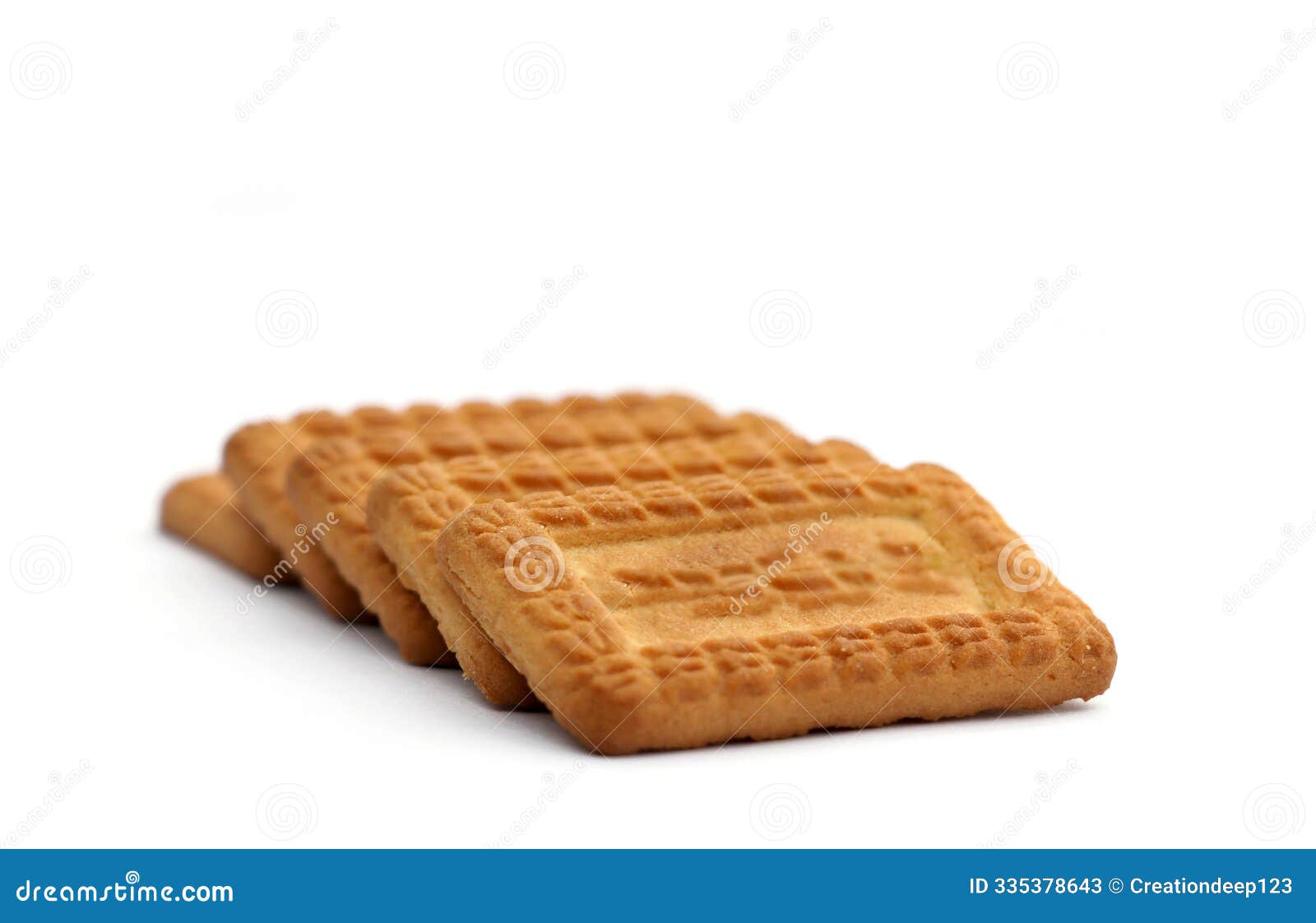 Indian Biscuits Stacked Over White Background Stock Image - Image of ...