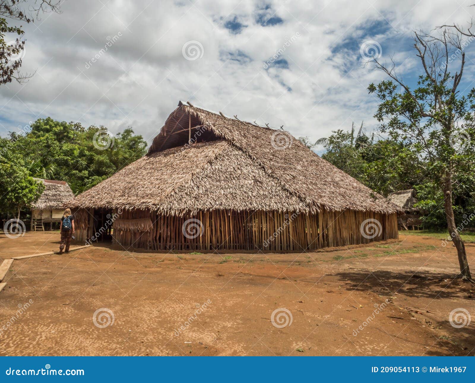 Indian from Bora tribe editorial stock photo. Image of attraction ...