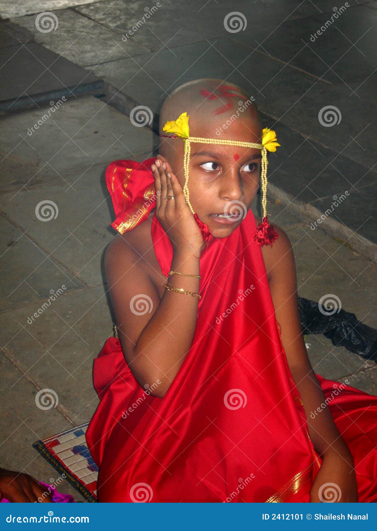 Indian boy chanting mantra stock image. Image of happily - 2412101