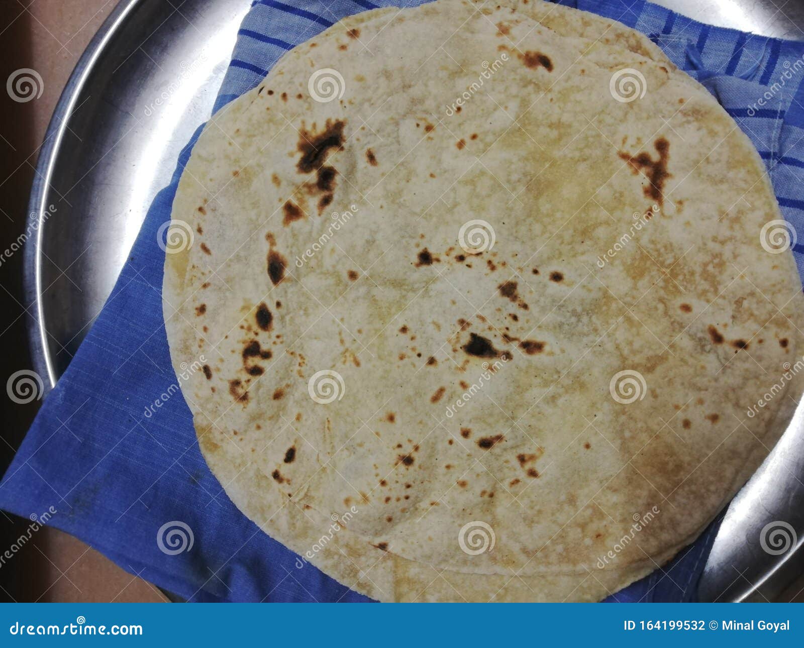 Indian Bread Roti Wheat Healthy Stock Photo - Image of healthy, roti ...