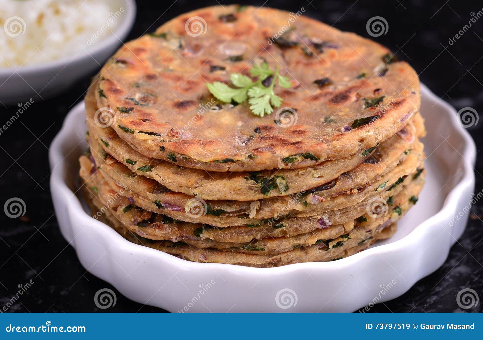 Sindhi Flat Bread Royalty-Free Stock Photo | CartoonDealer.com #78583605