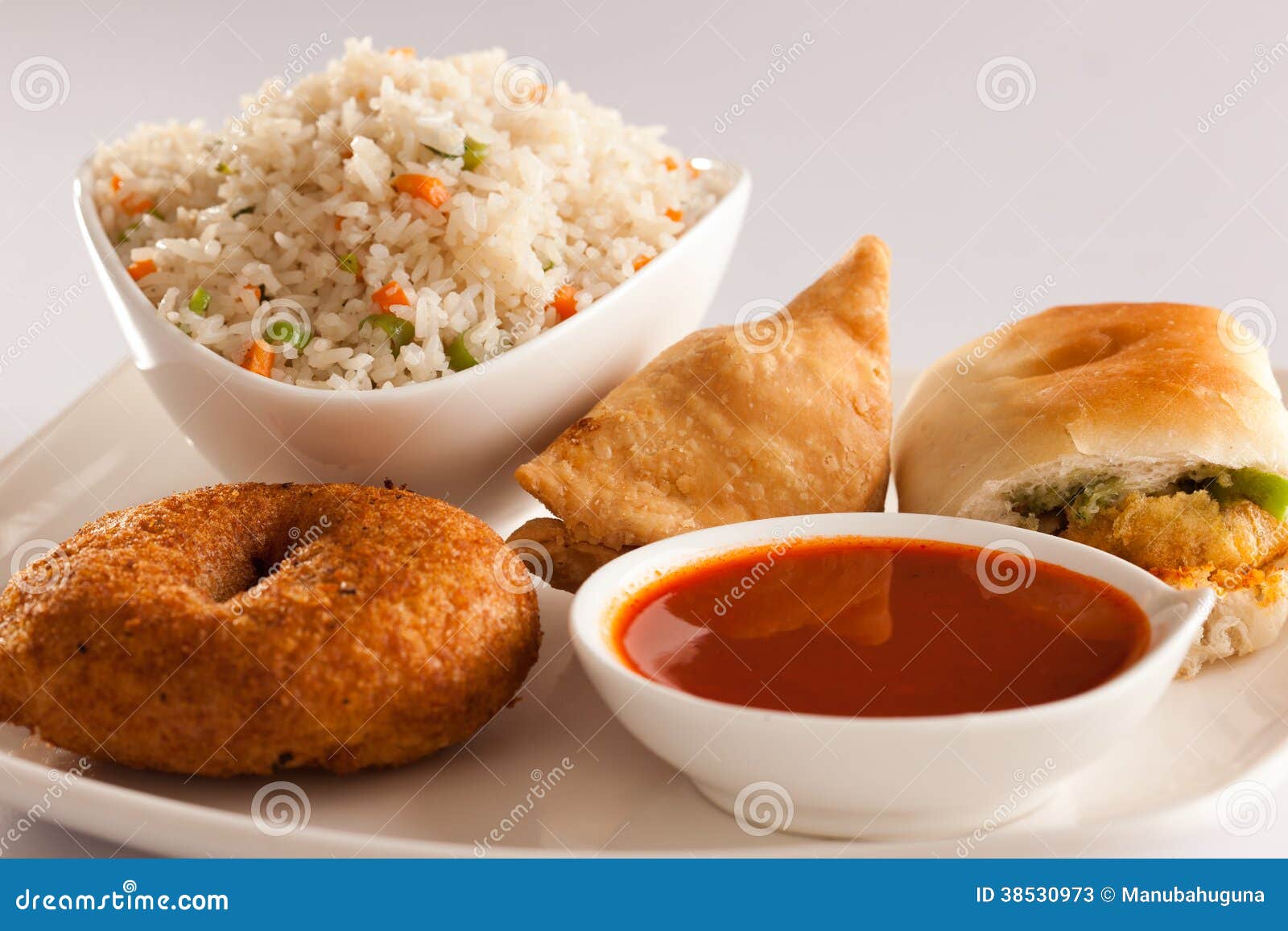 Indian breakfast snacks stock image. Image of asian, sauce - 38530973