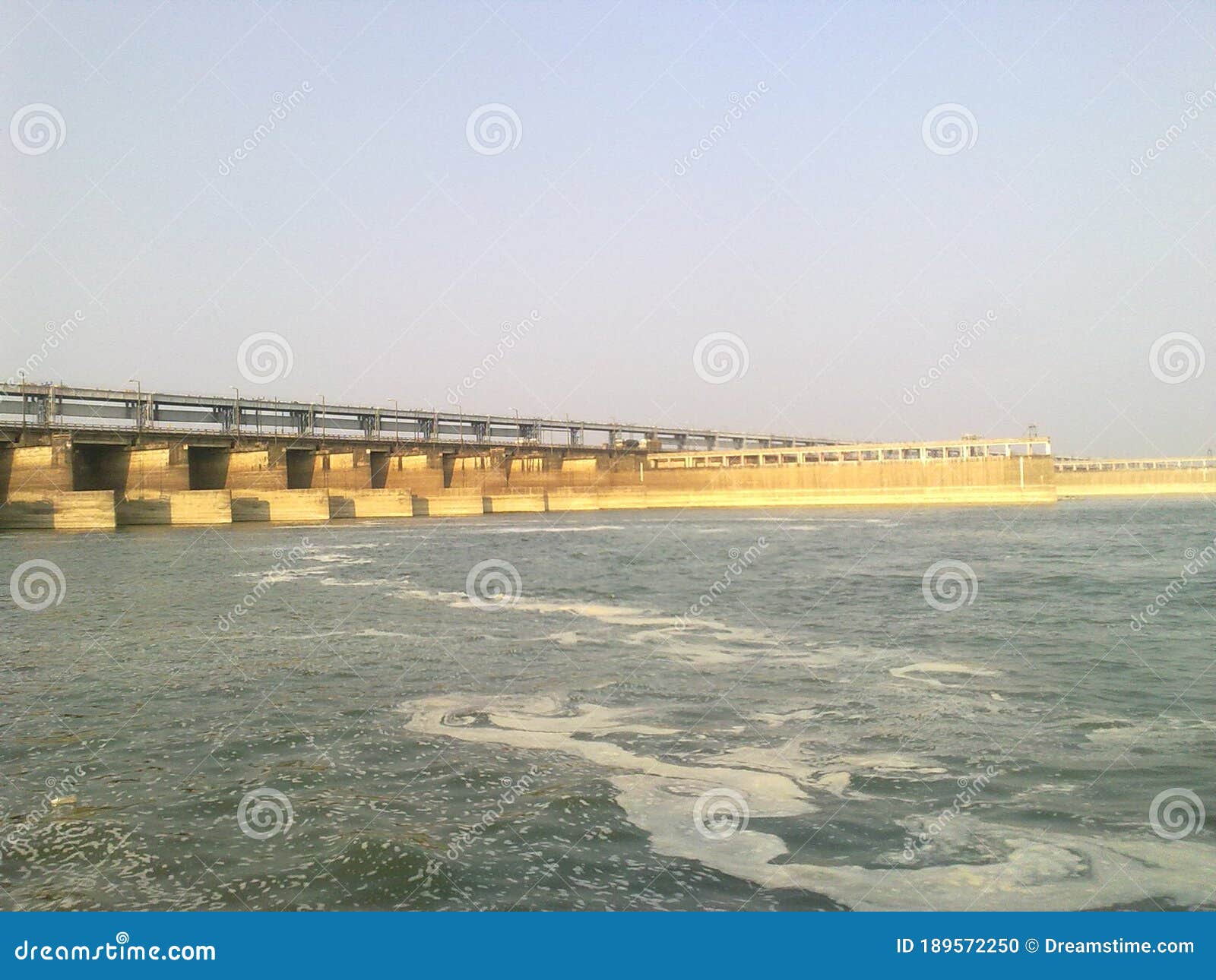 Indian Bridge on the River Ganges in West Bengal Stock Photo - Image of ...