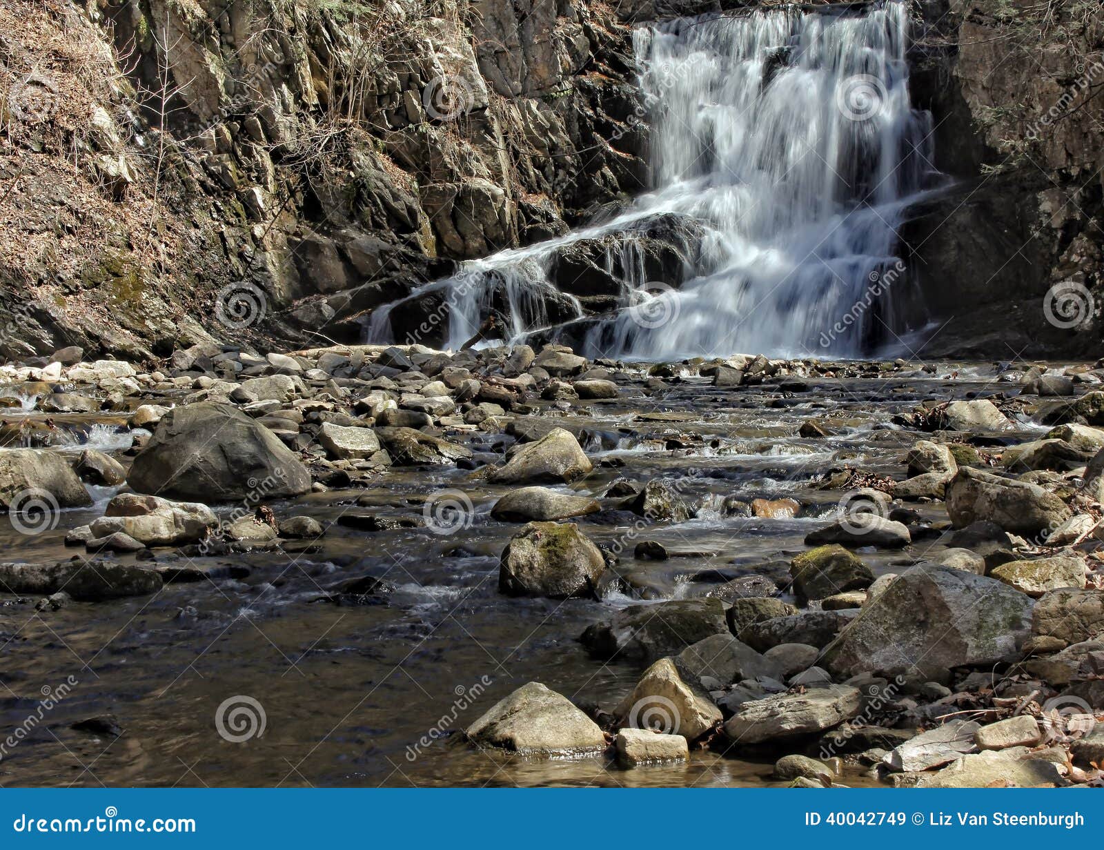 Indian Brook Falls stock image. Image of scenic, water - 40042749