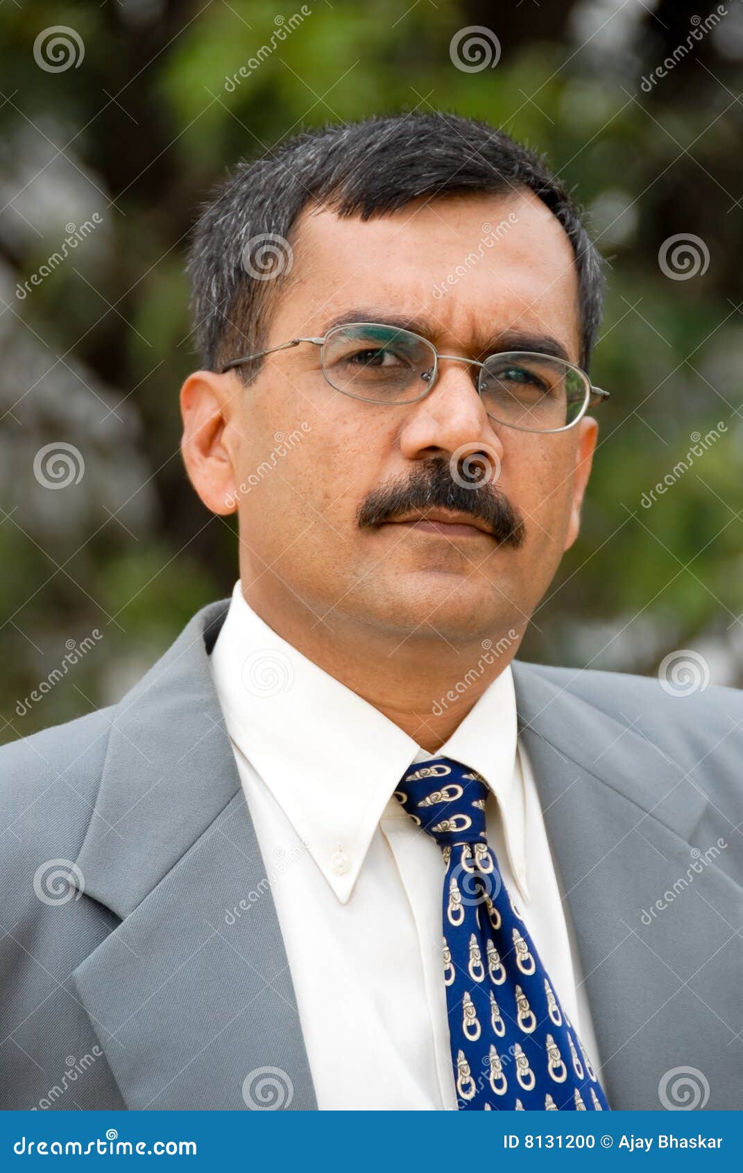 Indian businessman stock photo. Image of moustache, ethnicity - 8131200