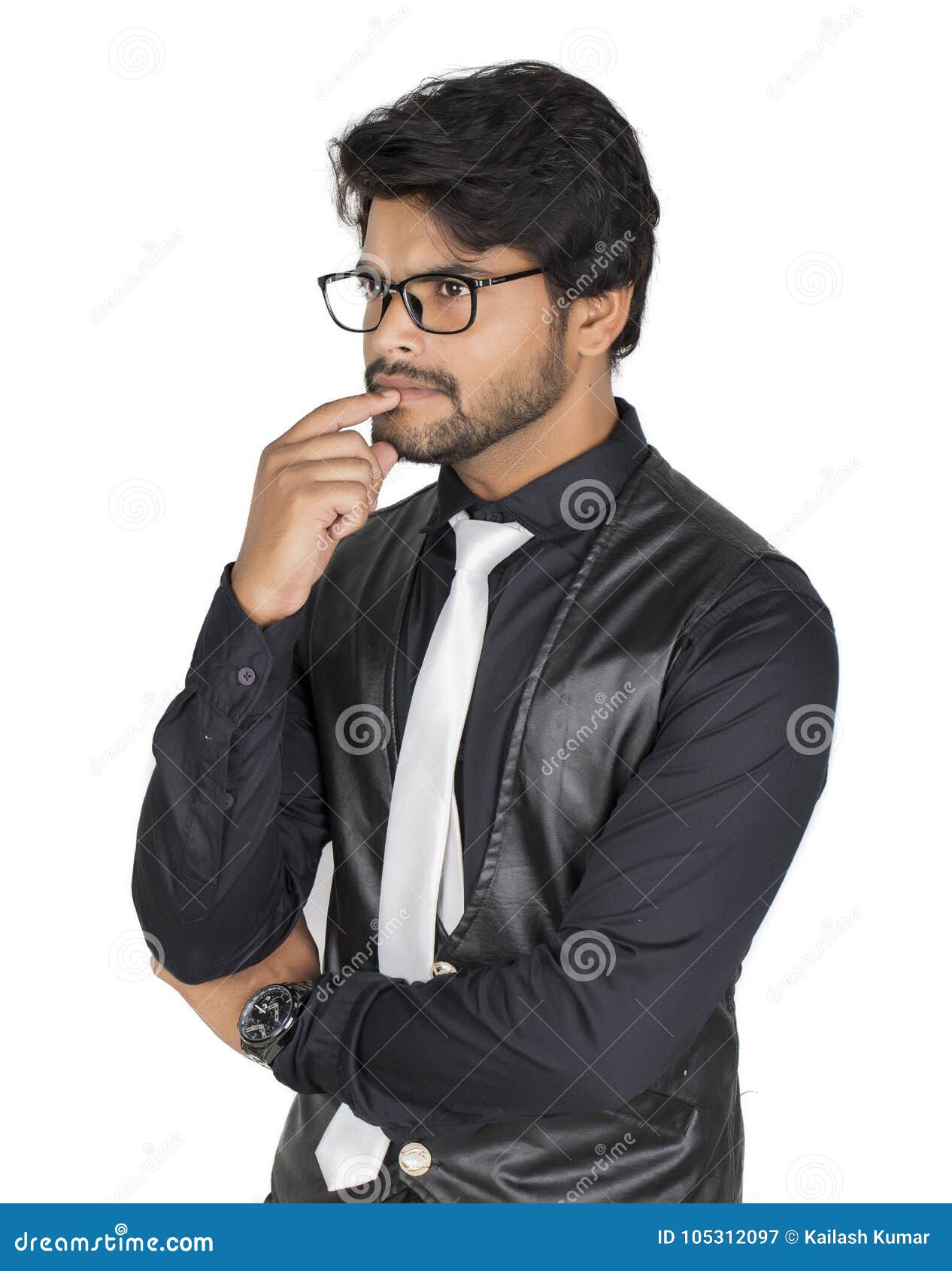 Indian Businessman stock image. Image of ethnic, hand - 105312097
