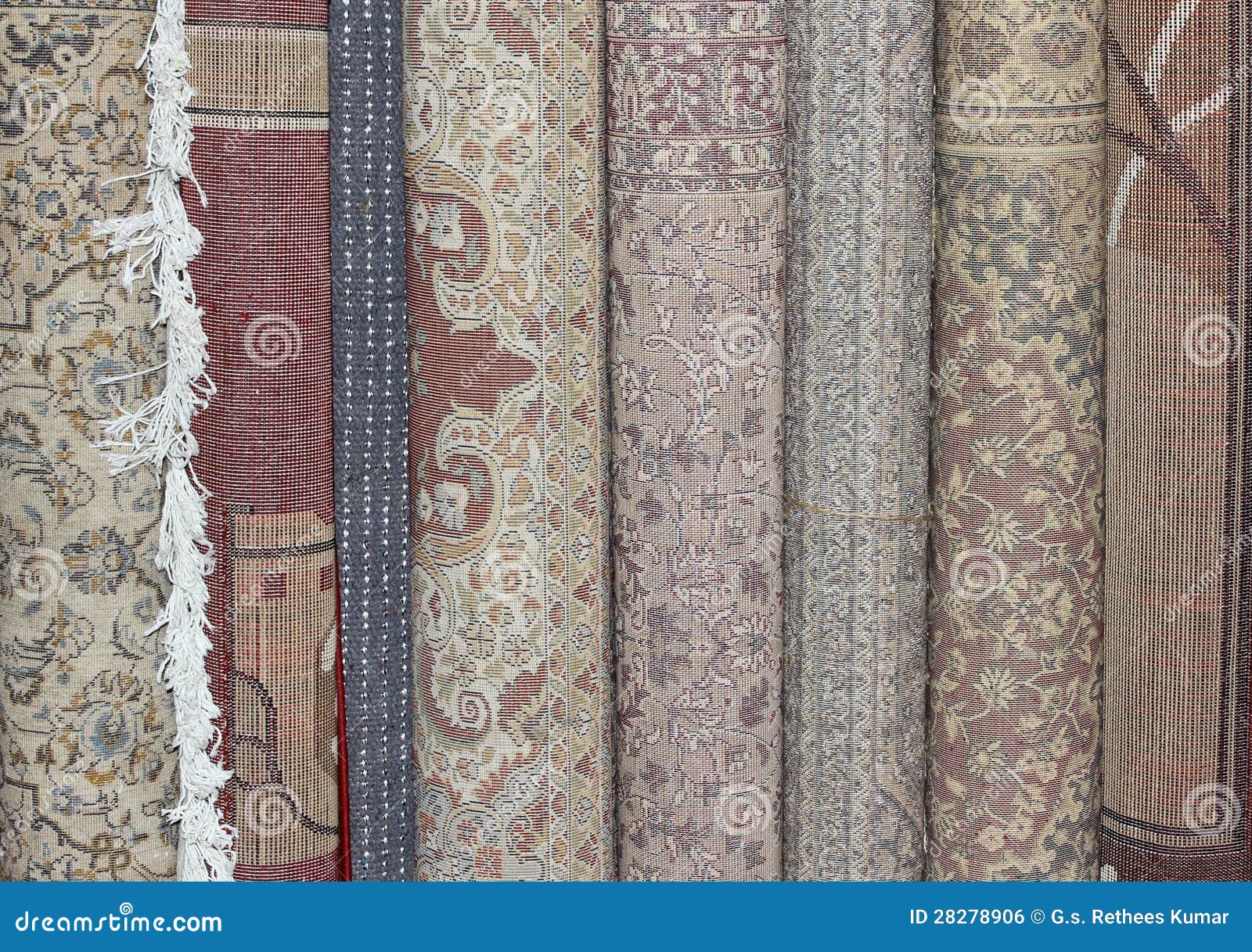 Indian carpets stock photo. Image of carpets, cotton - 28278906