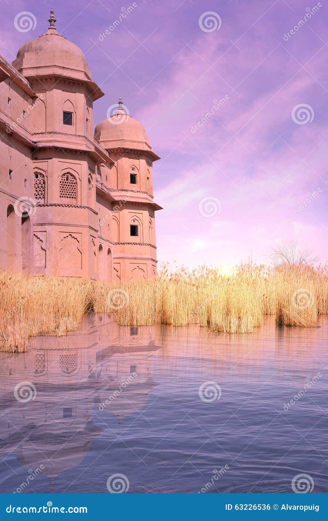 Indian castle. stock photo. Image of monument, indian - 63226536