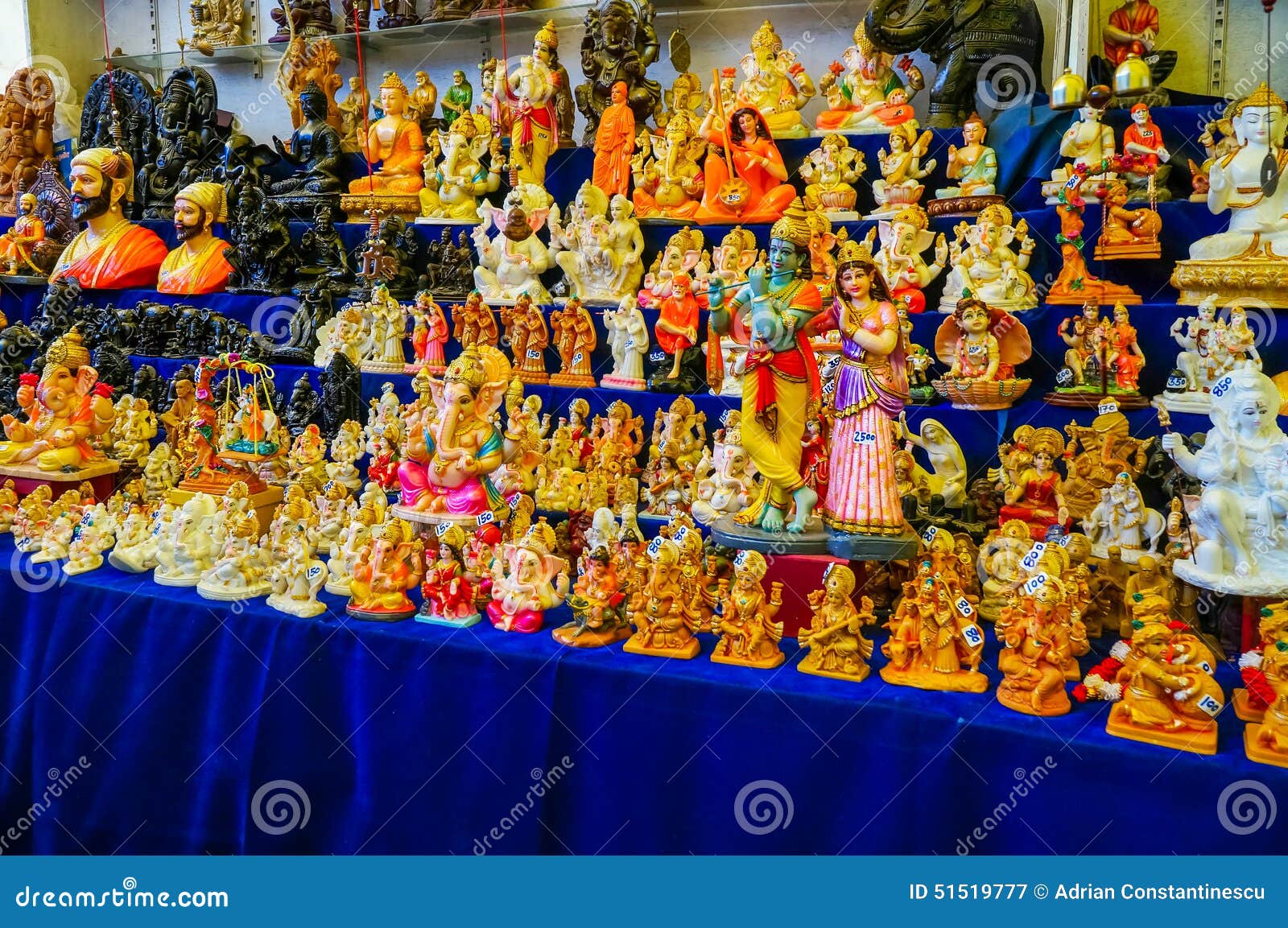 Indian ceramic statuettes stock image. Image of asian - 51519777