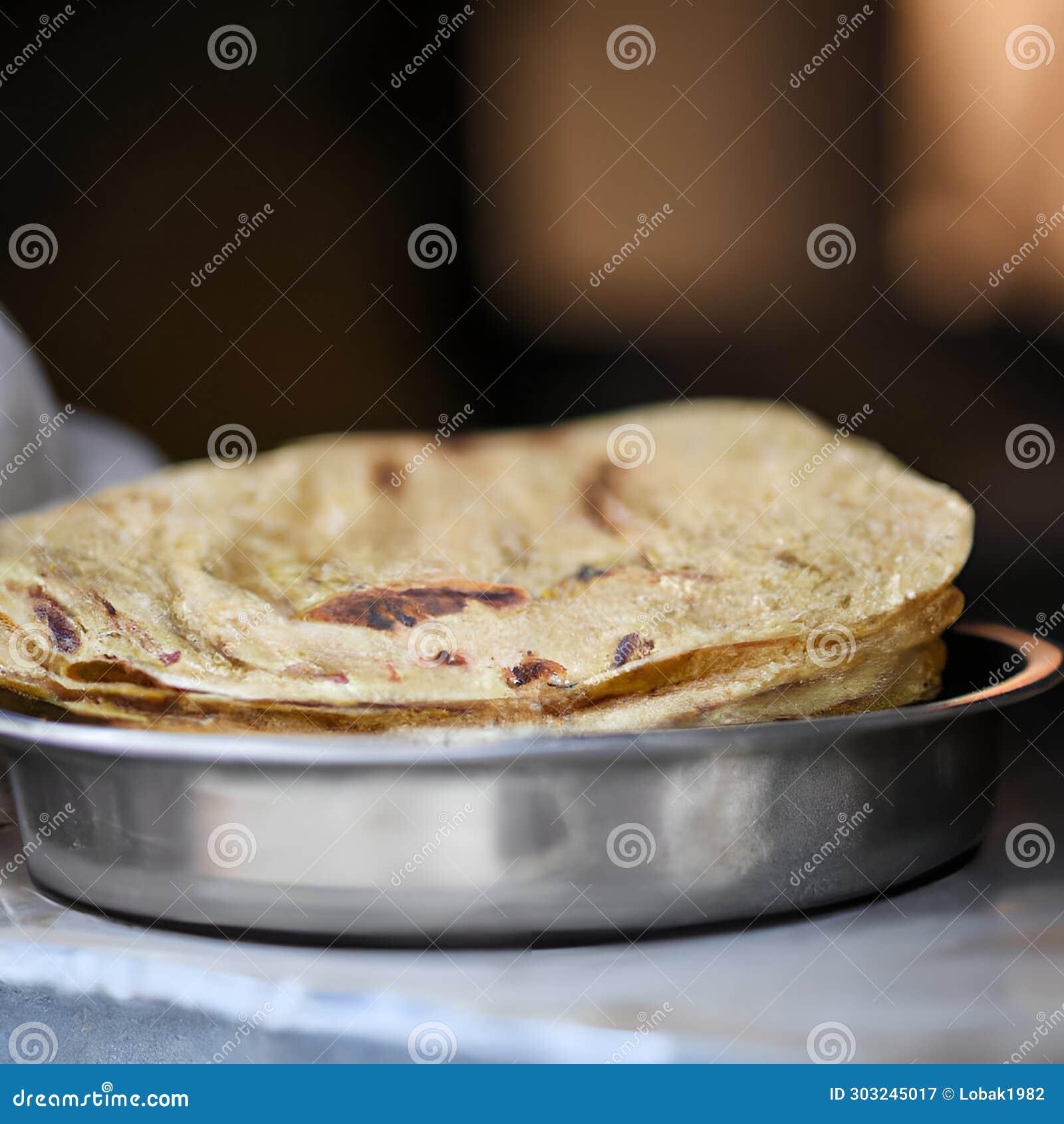 Indian chapati flatbread stock illustration. Illustration of sweetness ...