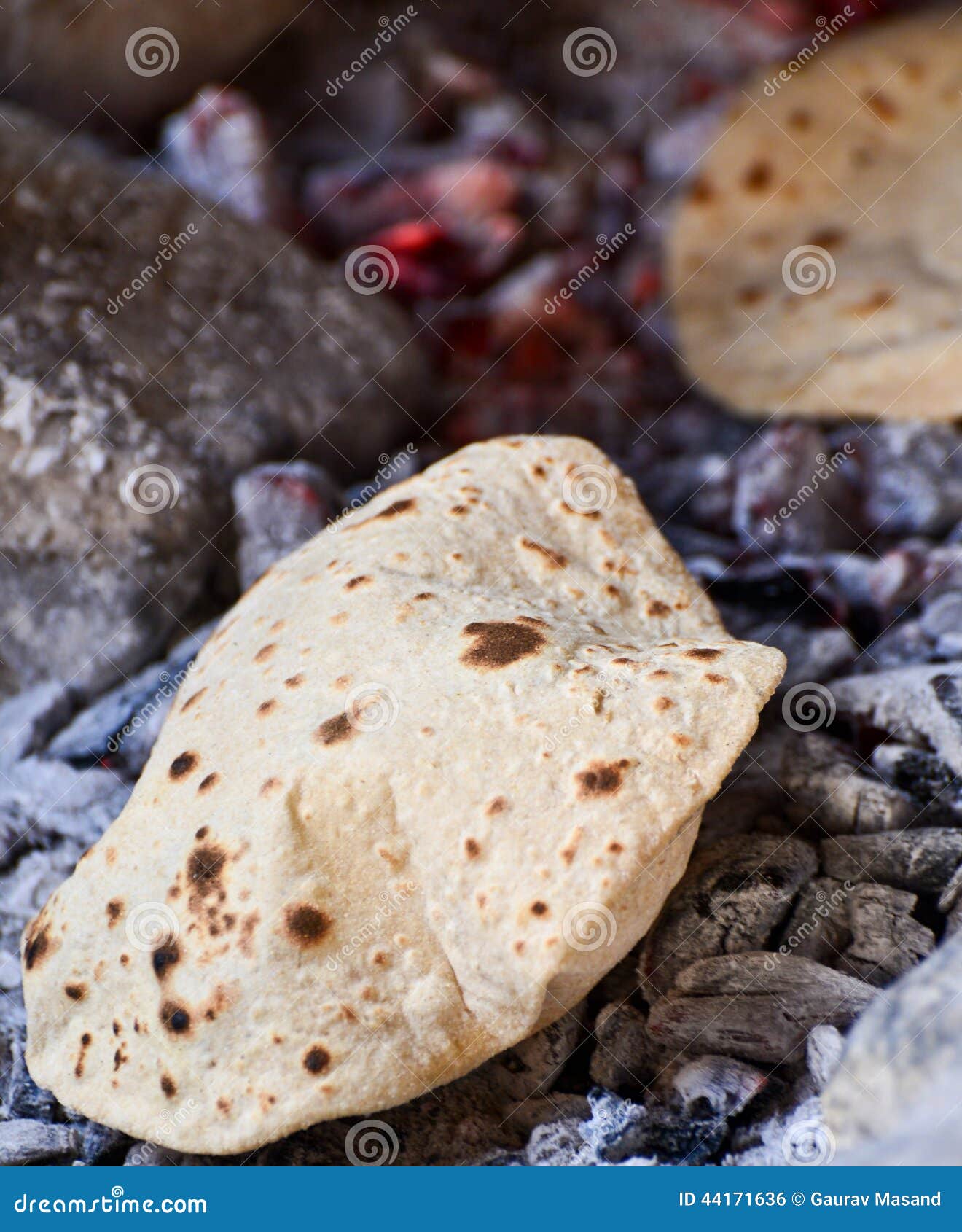Indian Chapati stock photo. Image of studio, serving - 44171636