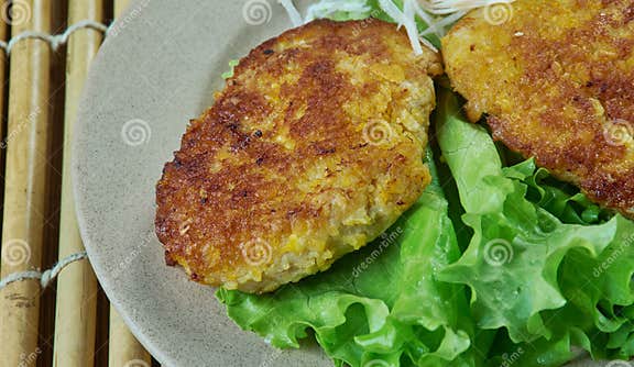 Indian chicken cutlets stock photo. Image of indian, close - 88848236