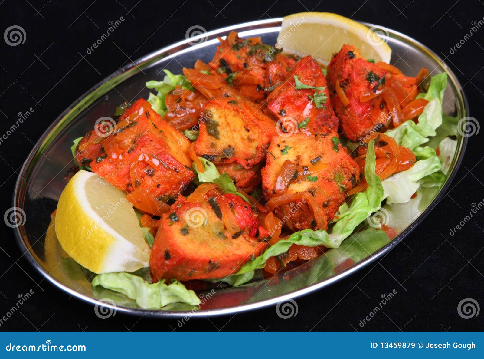 Indian Chicken Tikka stock image. Image of appetiser - 13459879