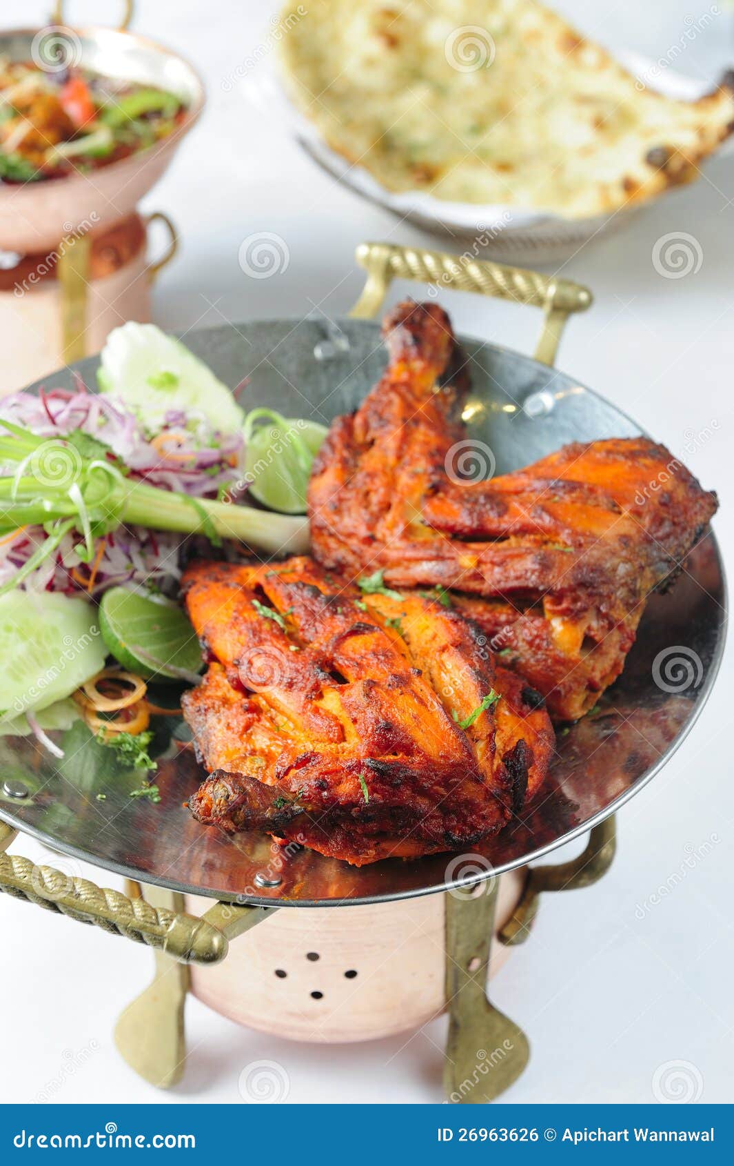Indian Chicken Tikka stock photo. Image of jalfrezi, indian - 26963626