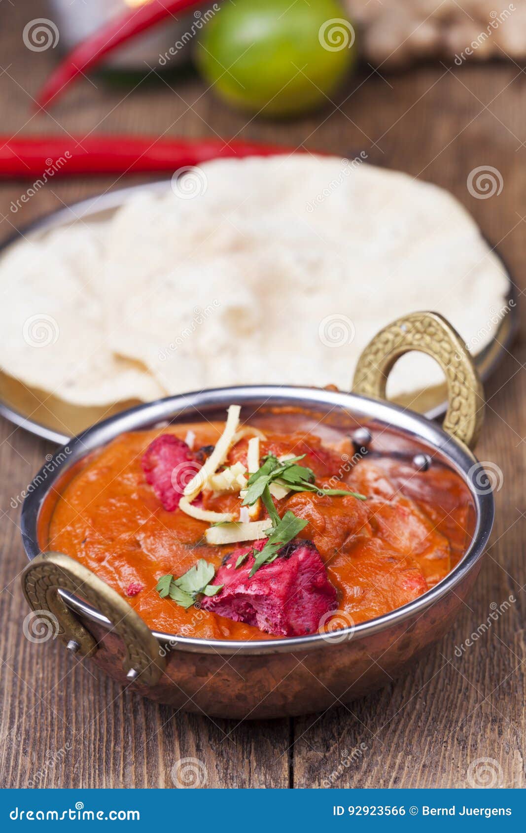 Indian chicken tikka stock photo. Image of grilled, chicken - 92923566
