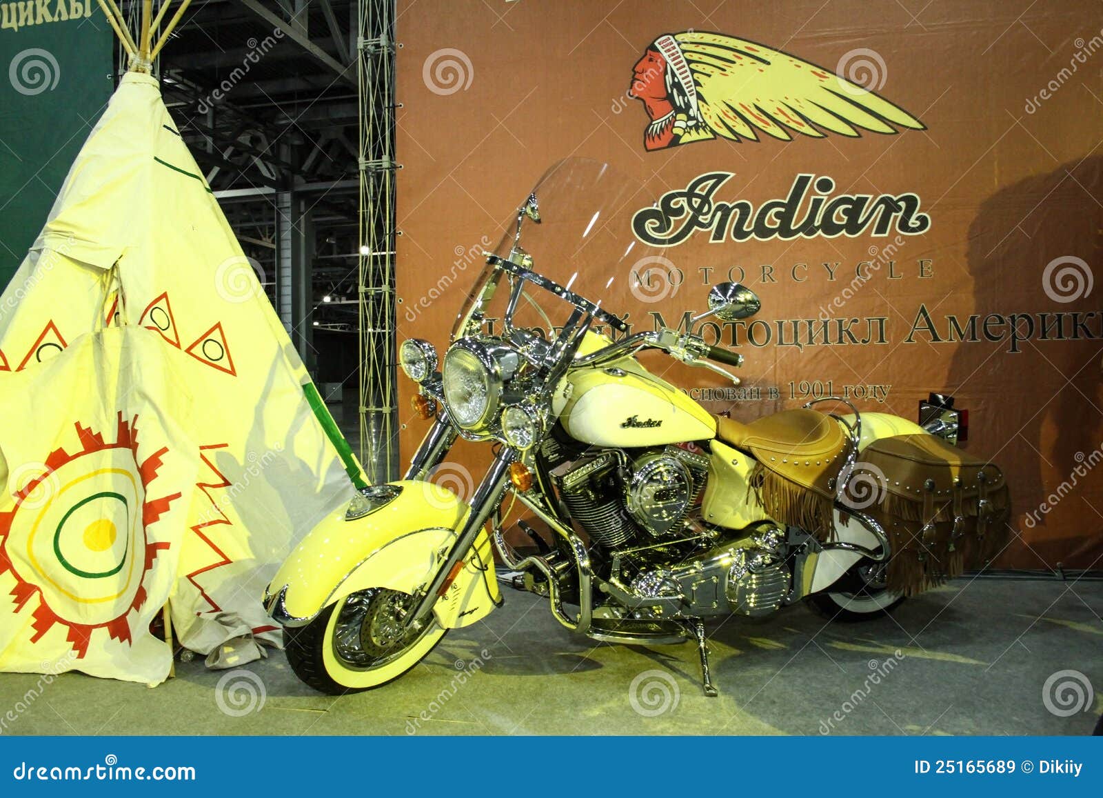 Indian Chief Roadmaster Motorcycle Editorial Stock Image - Image of ...