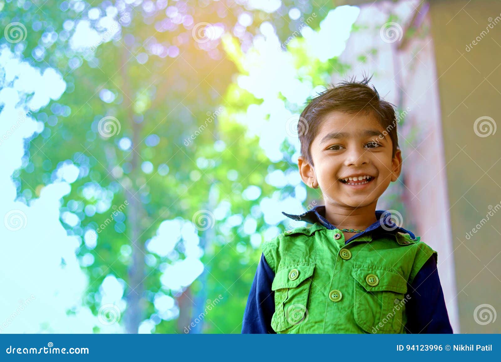 Happy Indian Child Face
