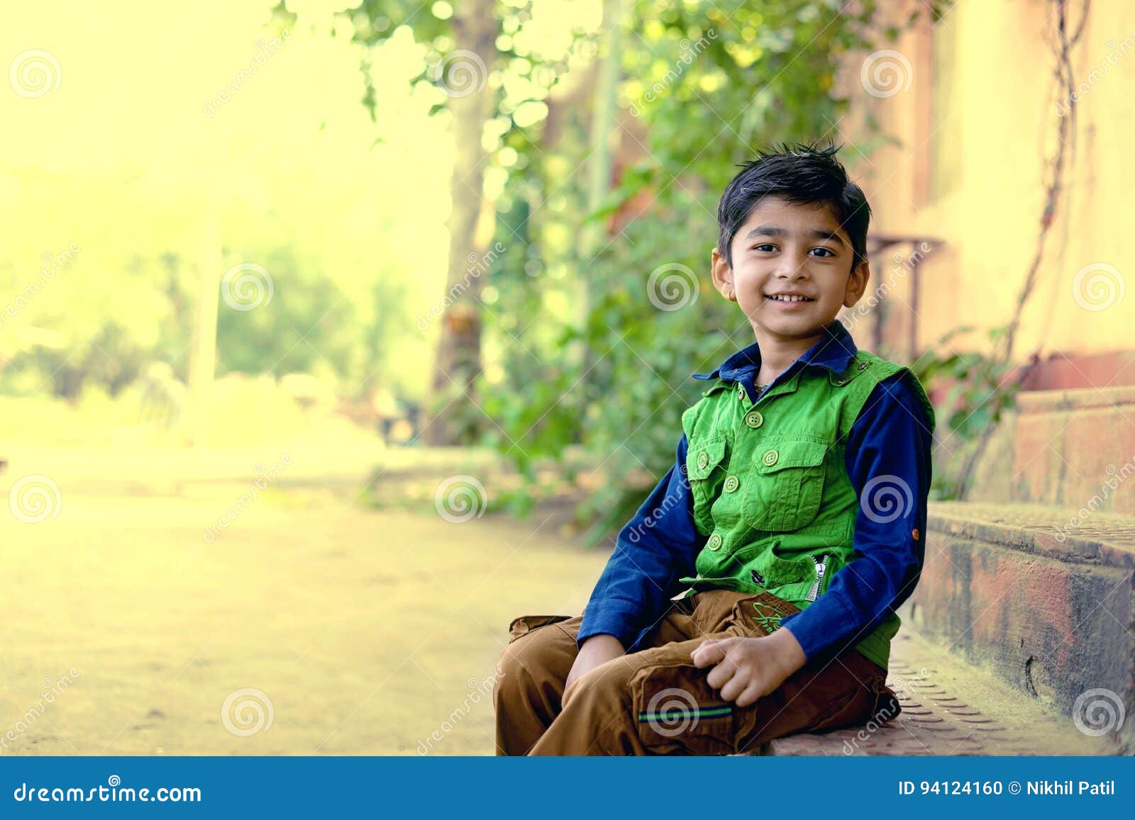 Indian child smiling stock photo. Image of smile, playful - 94124160
