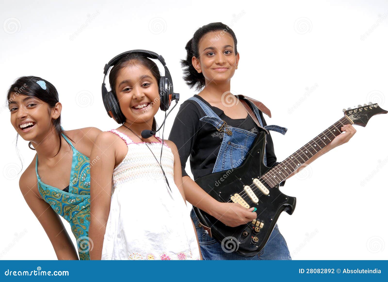 Indian Children music band stock photo. Image of teen - 28082892
