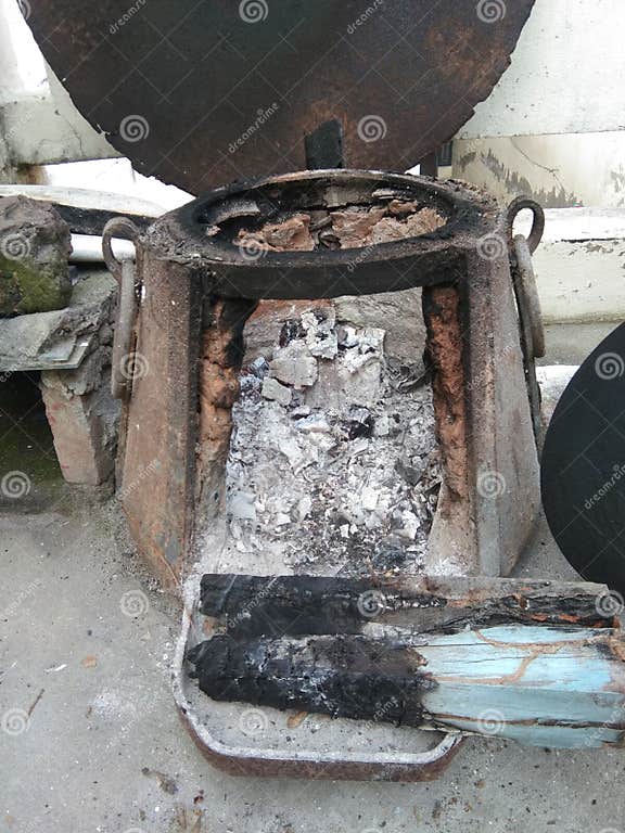 Indian Chulha Use for Make Meals Stock Photo - Image of meals, indian ...