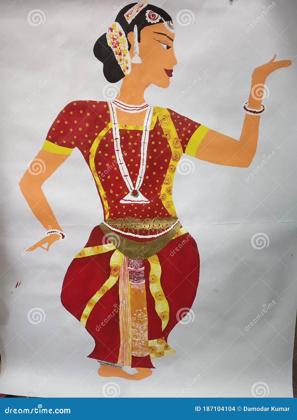 Indian Classical Dance Art stock photo. Image of dance - 187104104