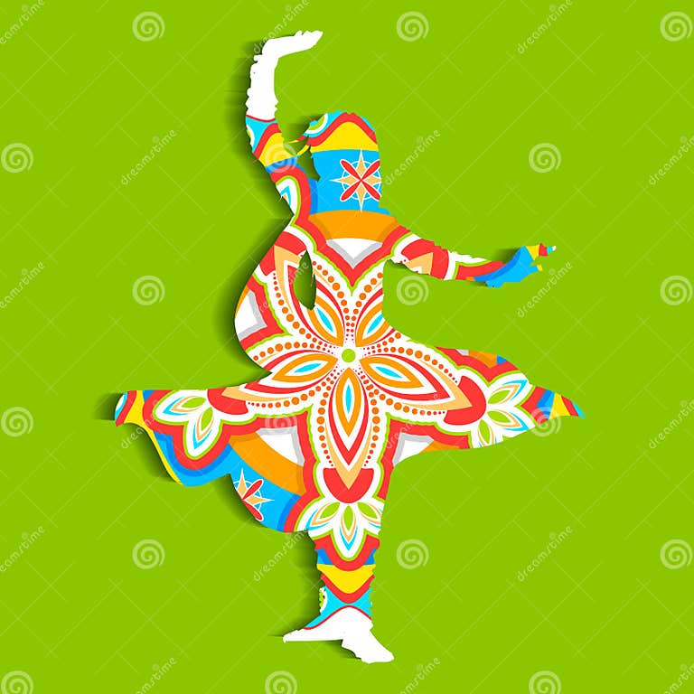 Indian Classical Dancer Stock Vector Illustration Of Expression 31523132