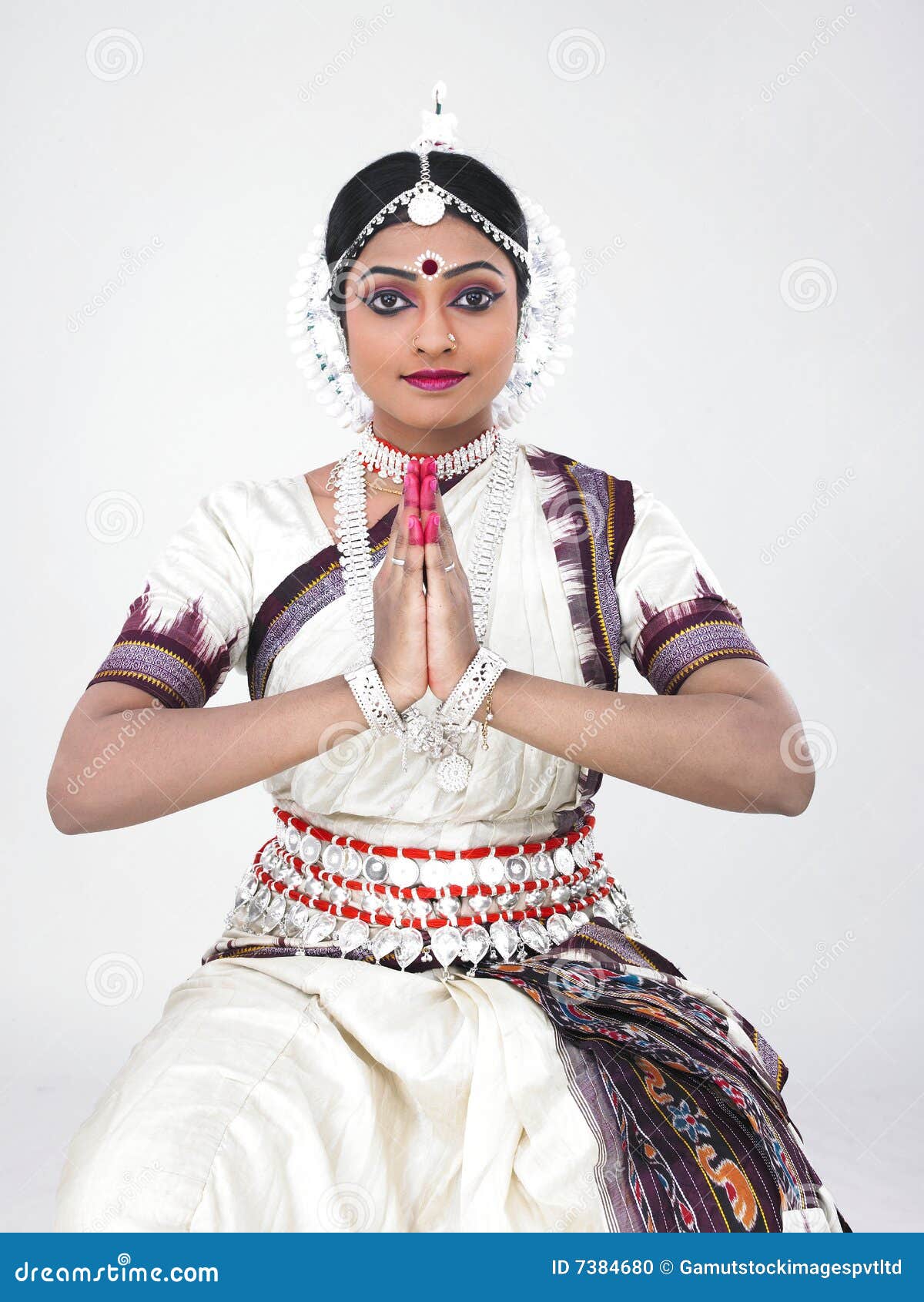 Indian Classical Female Dancer Stock Photo - Image of border, beauty ...