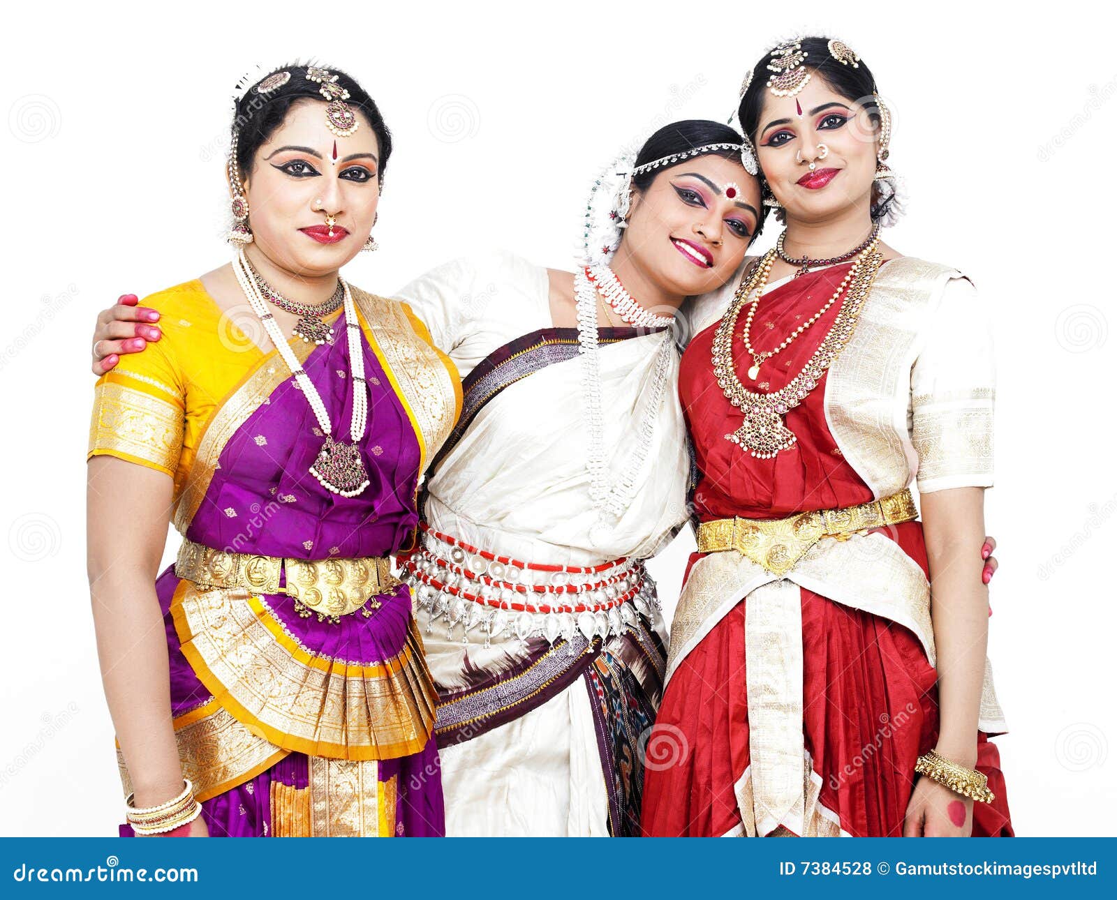 Indian Classical Female Dancers Stock Photo - Image of classic, ethnic ...