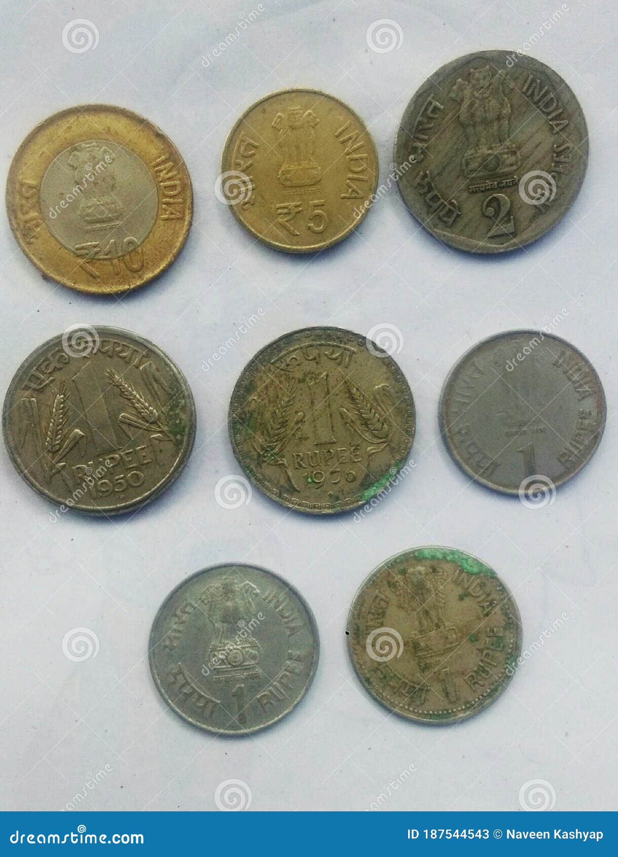 Indian Coin Purane Sikke stock image. Image of quail - 187544543