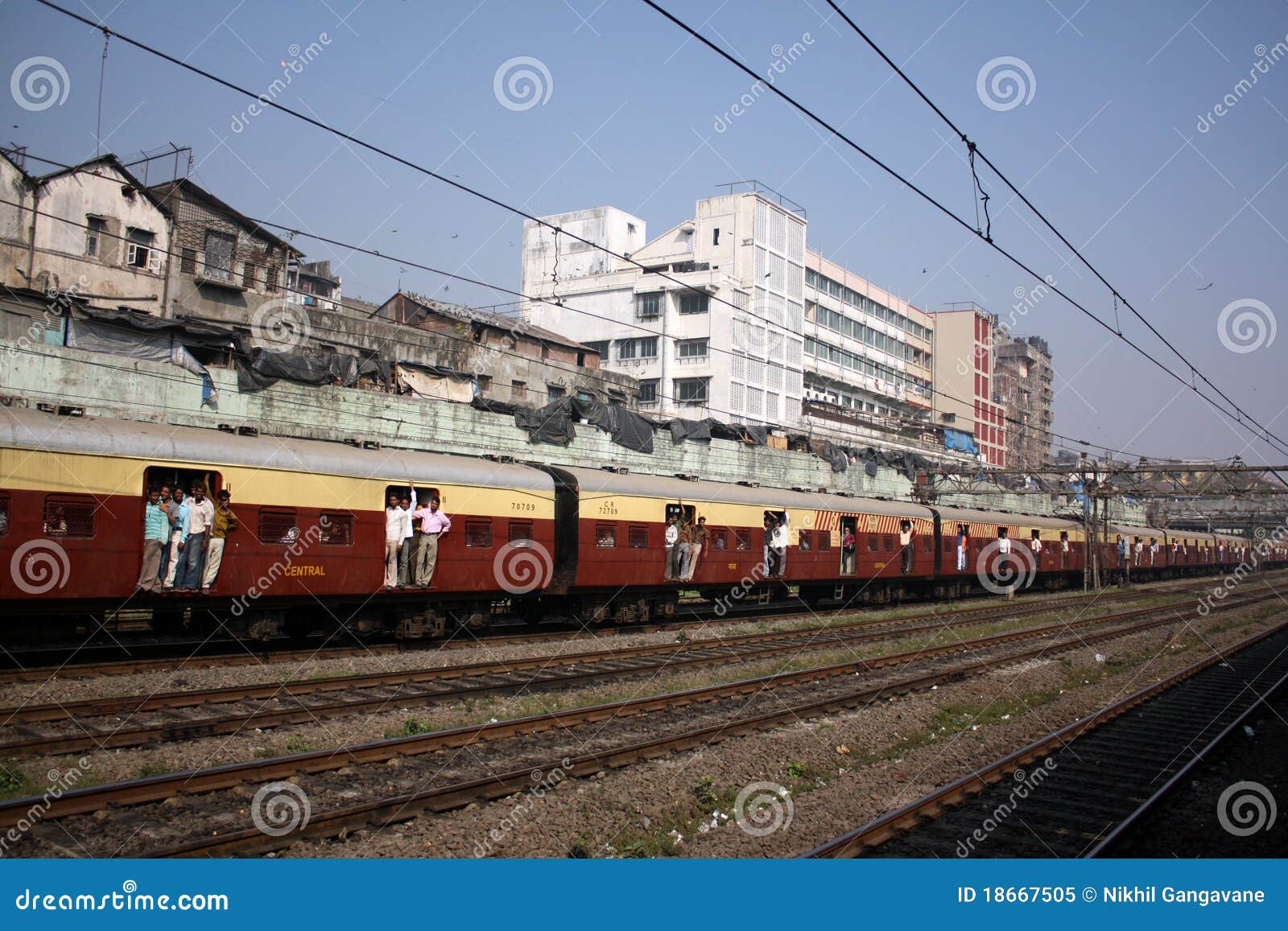 Indian Commuter Train editorial image. Image of travel - 18667505