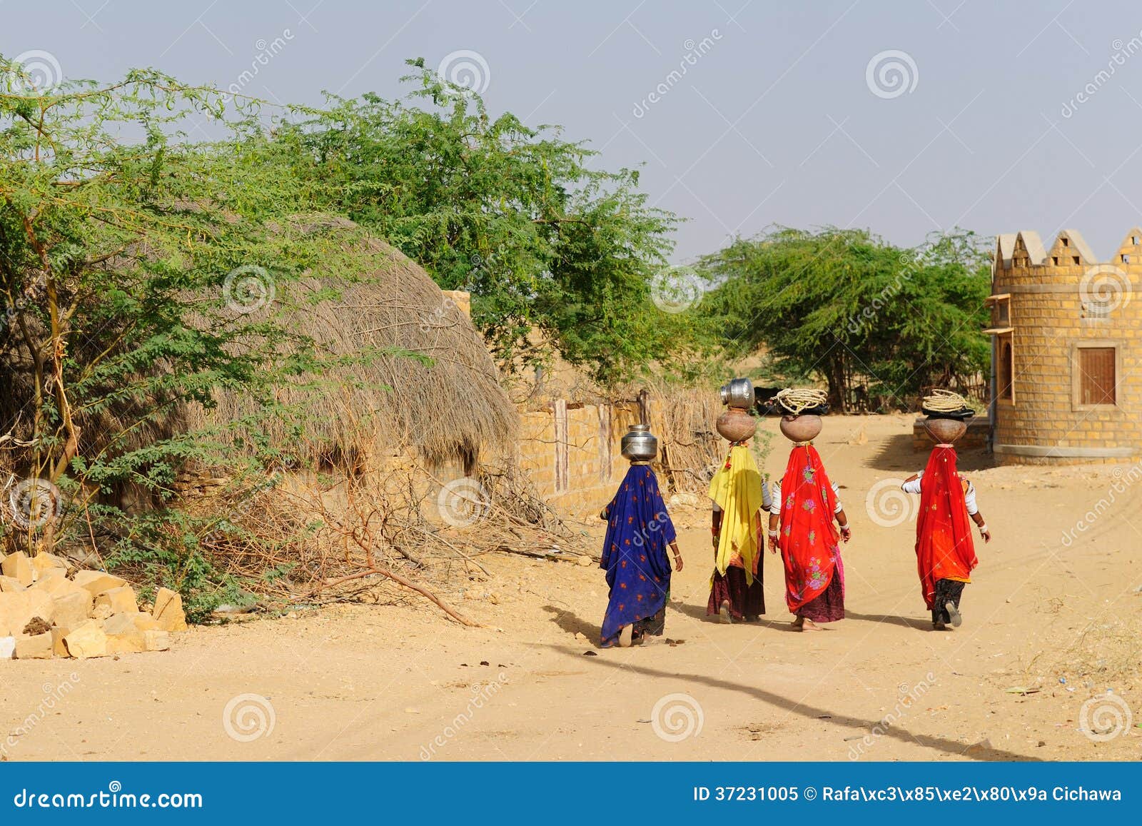 Indian countryside stock image. Image of asian, bush - 37231005