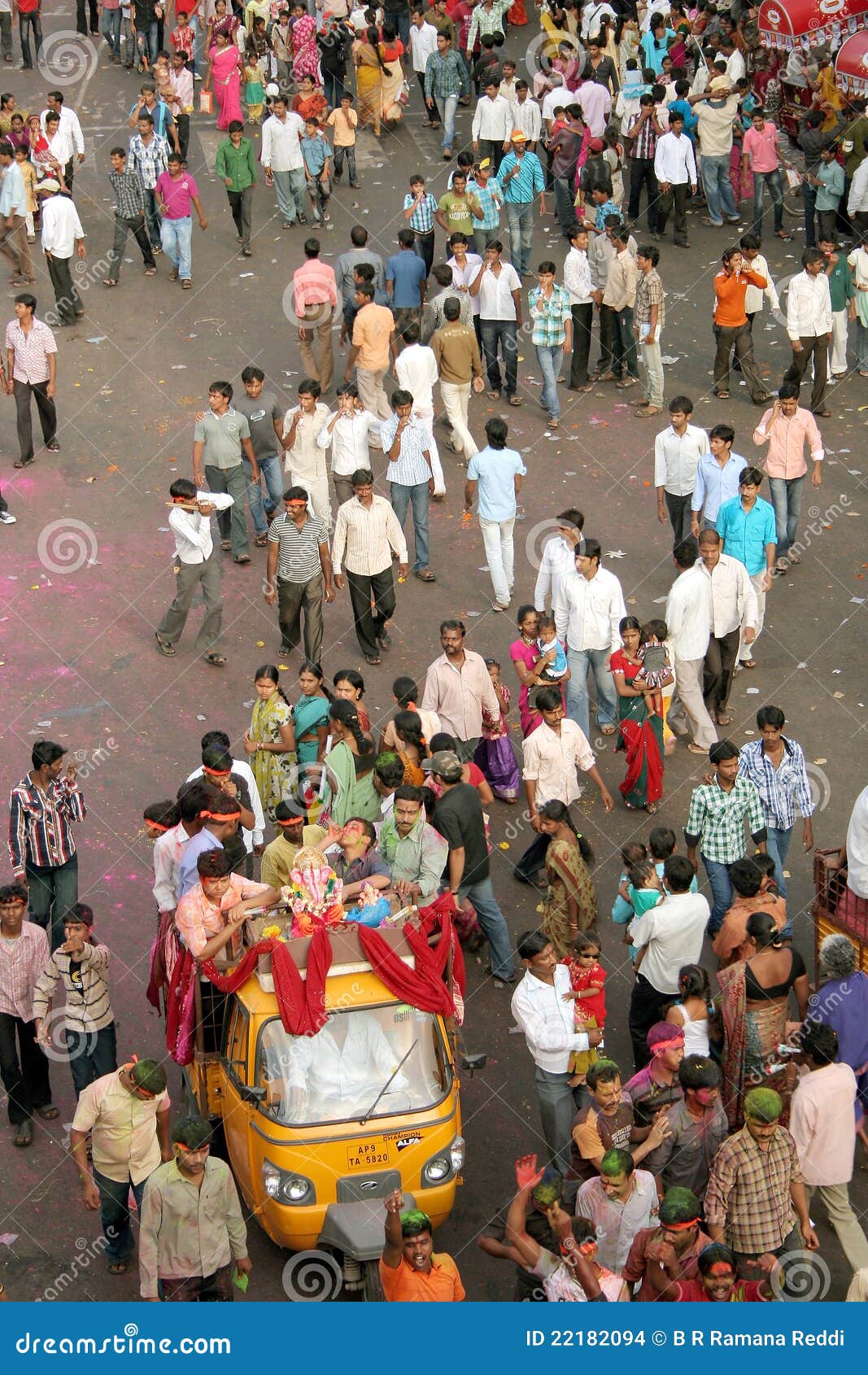 Indian Crowd in a Religious Event Editorial Stock Image - Image of fair ...