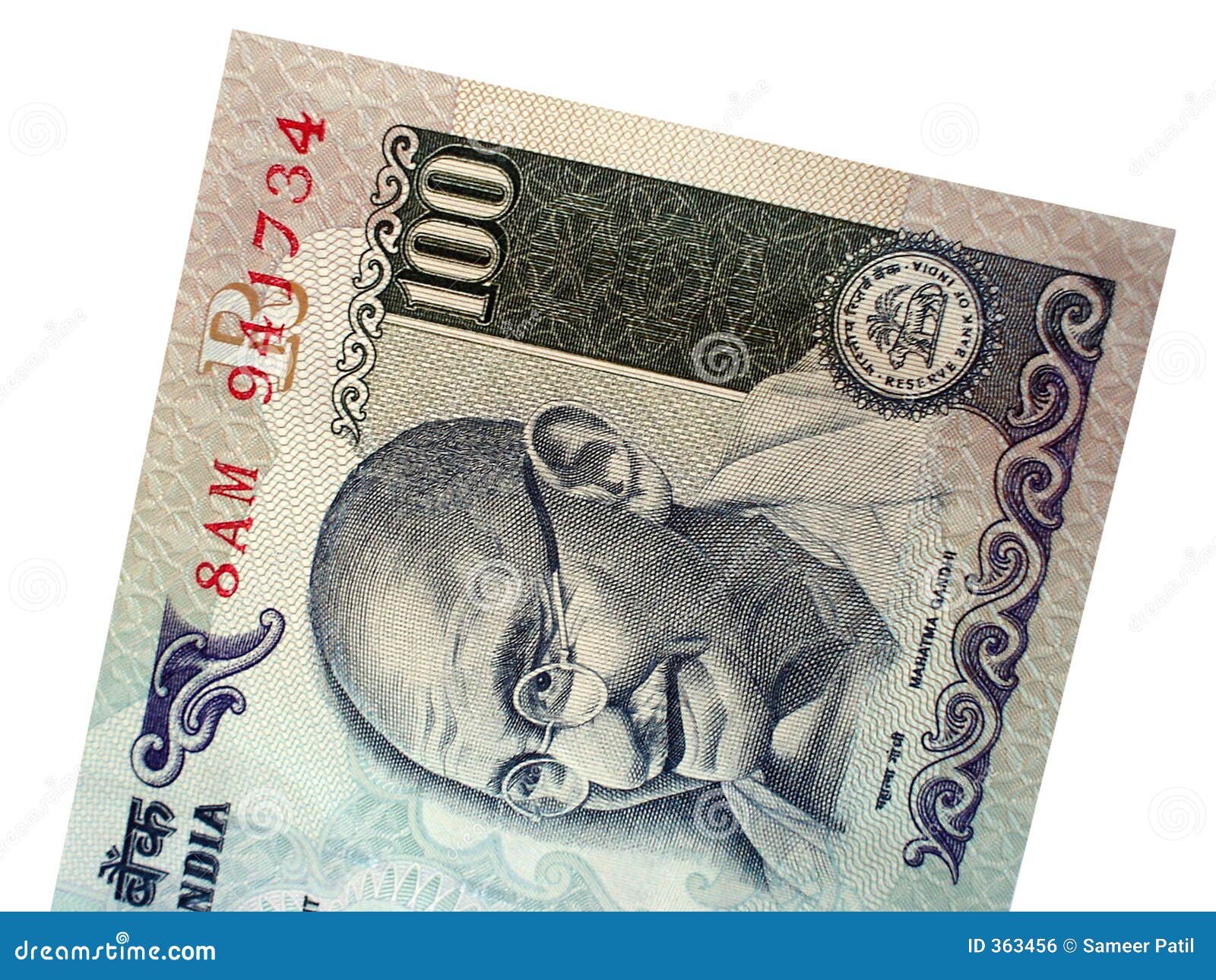 Indian Currency, New 100 Indian Rupee Currency Royalty-Free Stock Image ...