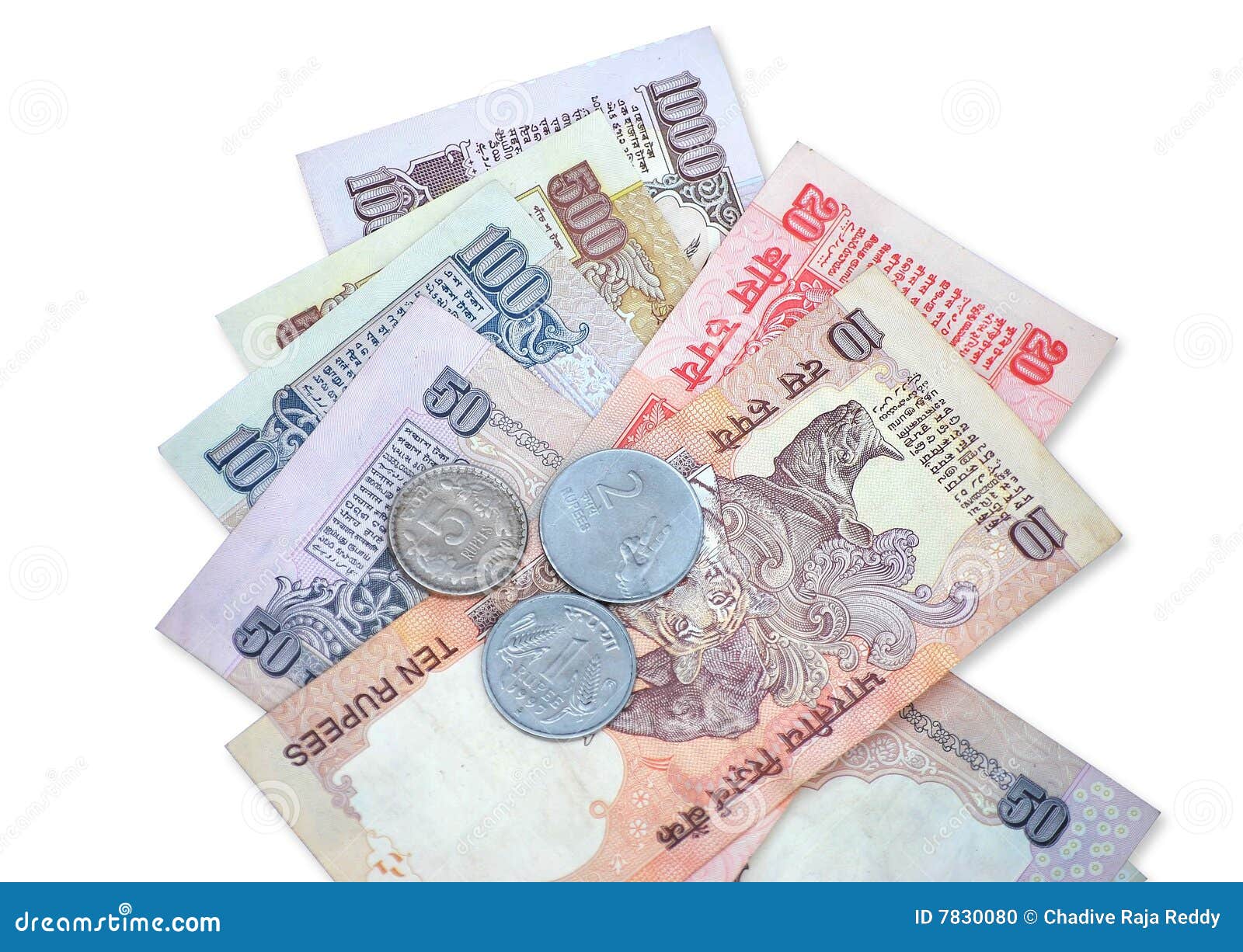 Indian Currency stock photo. Image of asian, banknote - 7830080