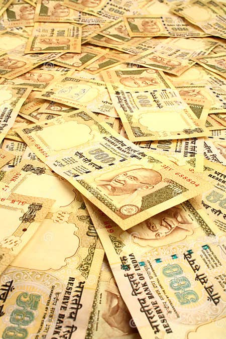 Indian Currency Backgraound Stock Image - Image of spread, financing ...
