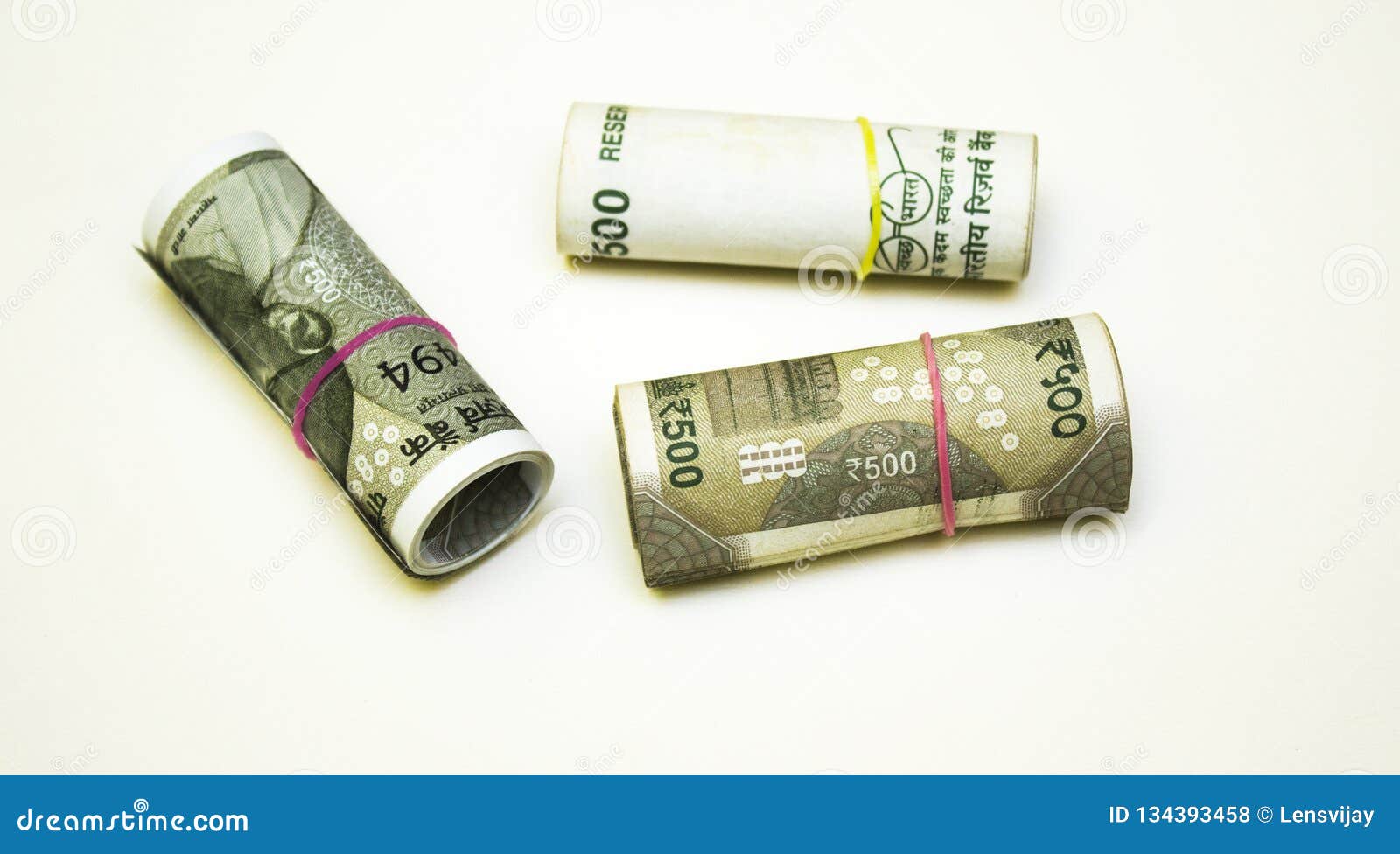 Indian Currency Money in White Background Stock Photo - Image of notes ...