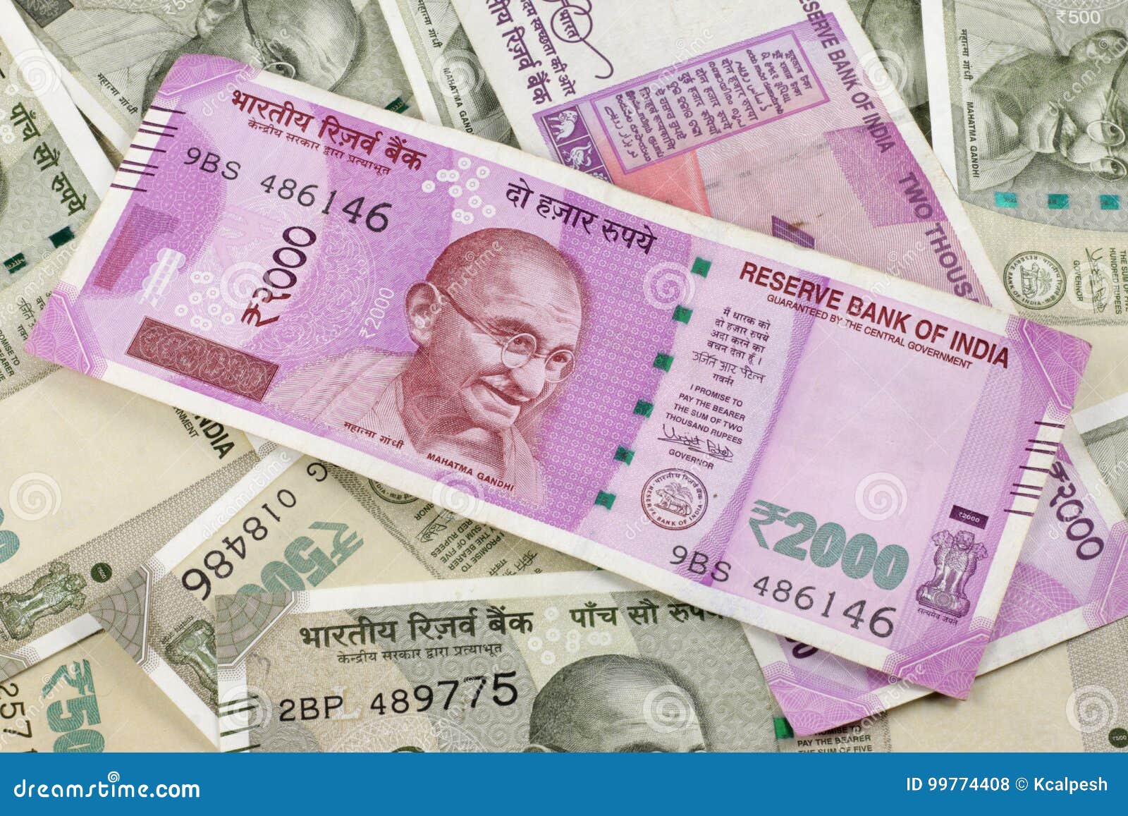 Indian Money, Indian Currency, New Notes Stock Photo - Image of ...