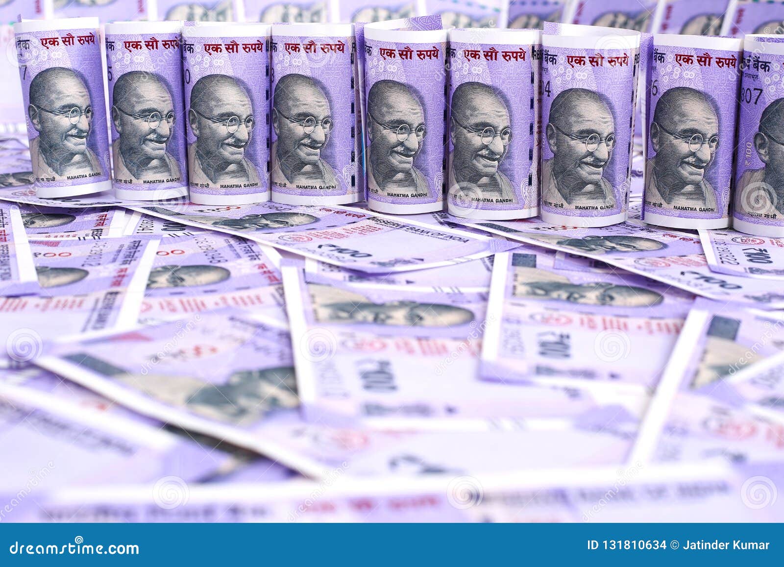 Indian currency notes stock photo. Image of background - 131810634