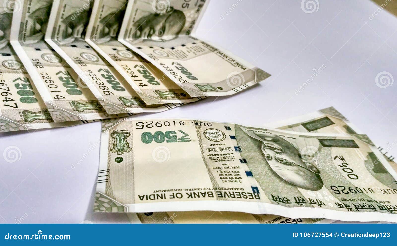 Indian Currency 500 Rs Note Stock Photo - Image of dhan, rupees: 106727554