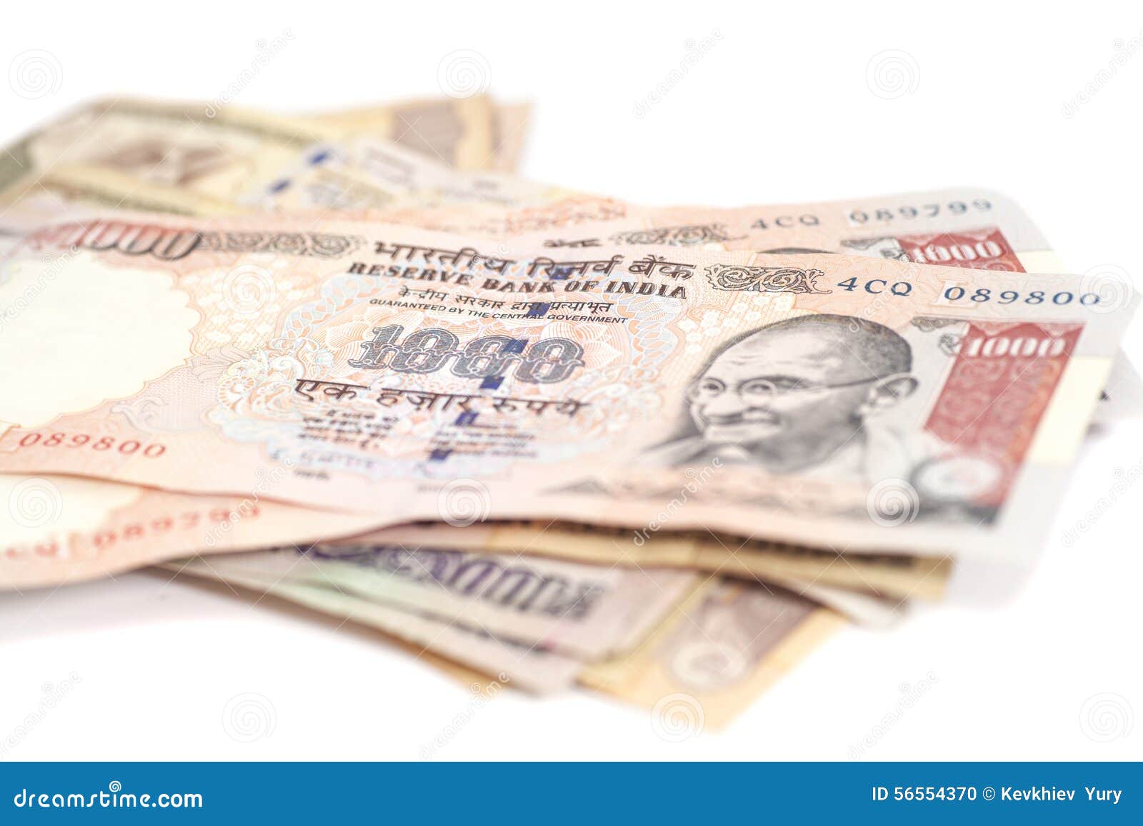 Indian Currency Rupee Bank Notes Stock Photo - Image of money, gandhi ...