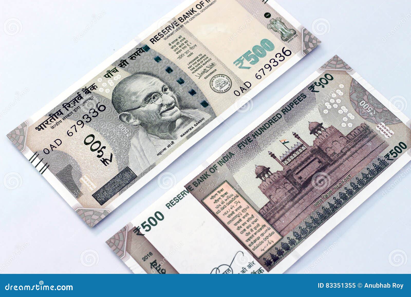 Indian Currency of 500 Rupee Notes. Stock Image - Image of lock, bank ...