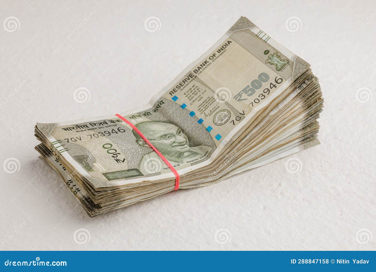 Indian currency rupees stock photo. Image of dollar - 288847158